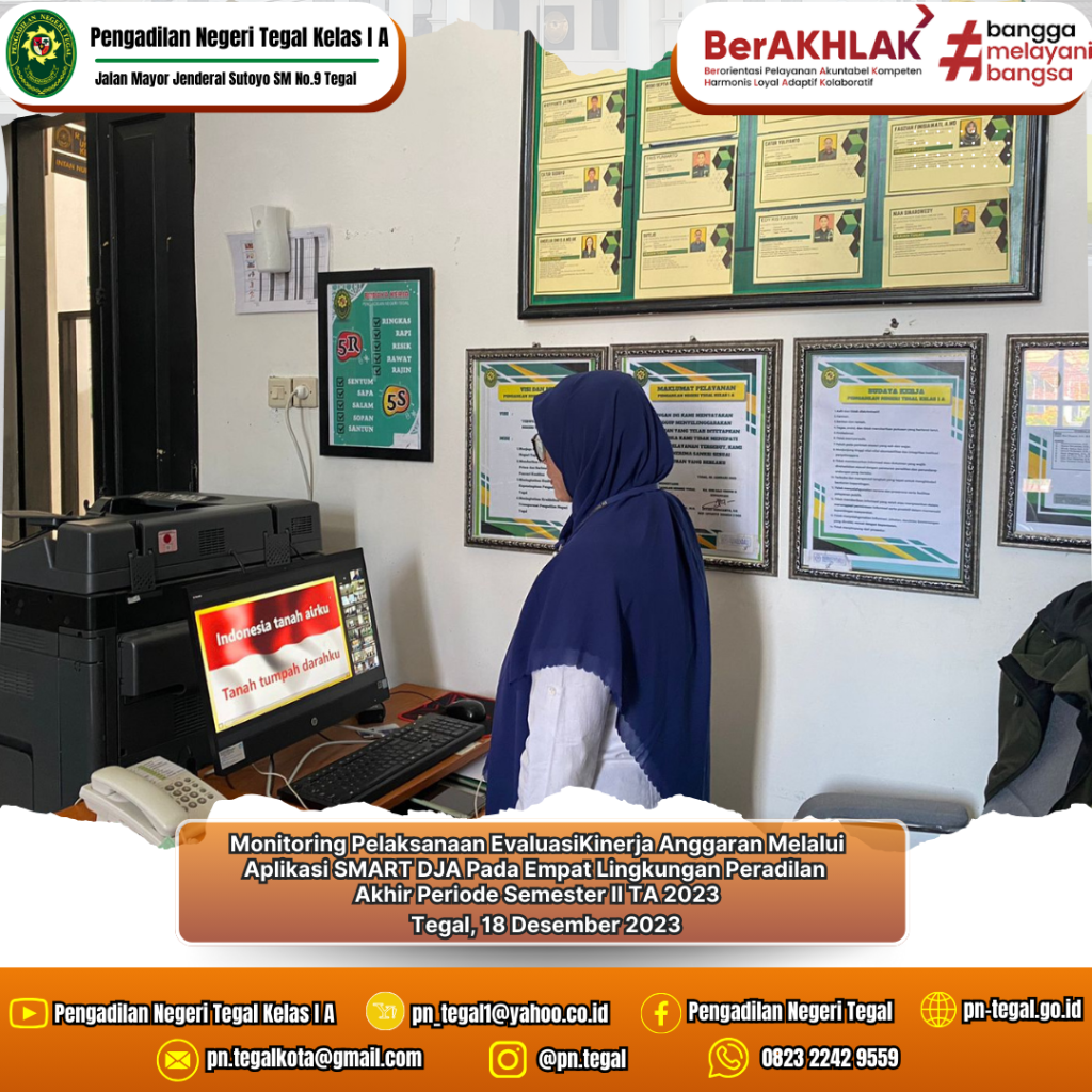 Monitoring Pelaksanaan Evaluasi Kinerja Anggaran Melalui Aplikasi SMART ...