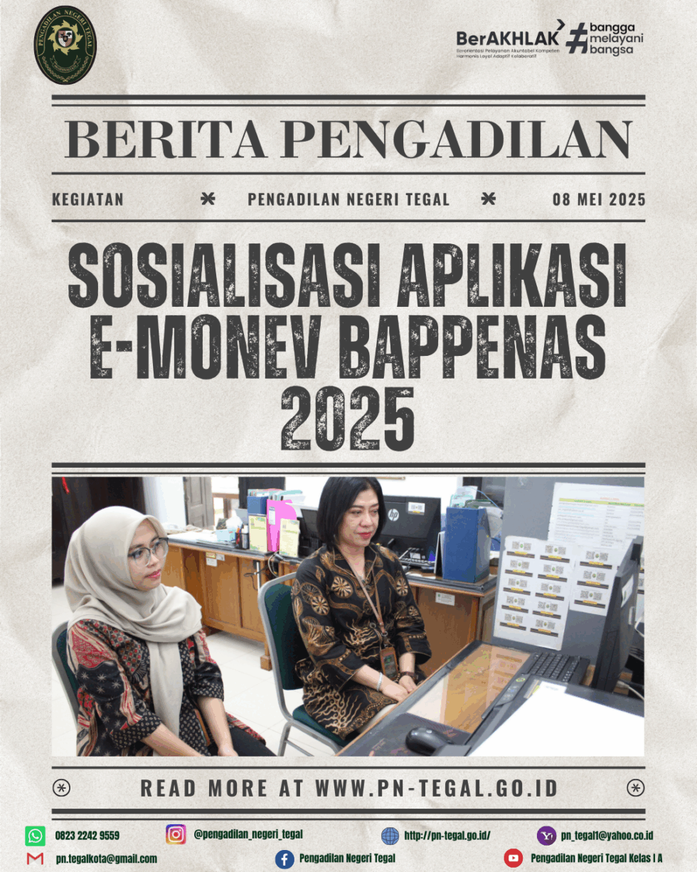 Sosialisasi Aplikasi e-Monev Bappenas Tahun 2025 | PENGADILAN NEGERI ...